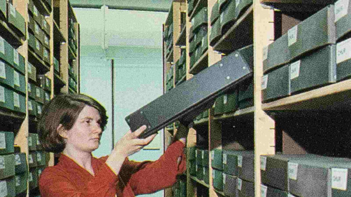 Strongroom and archivist office added to the library - Churchill ...